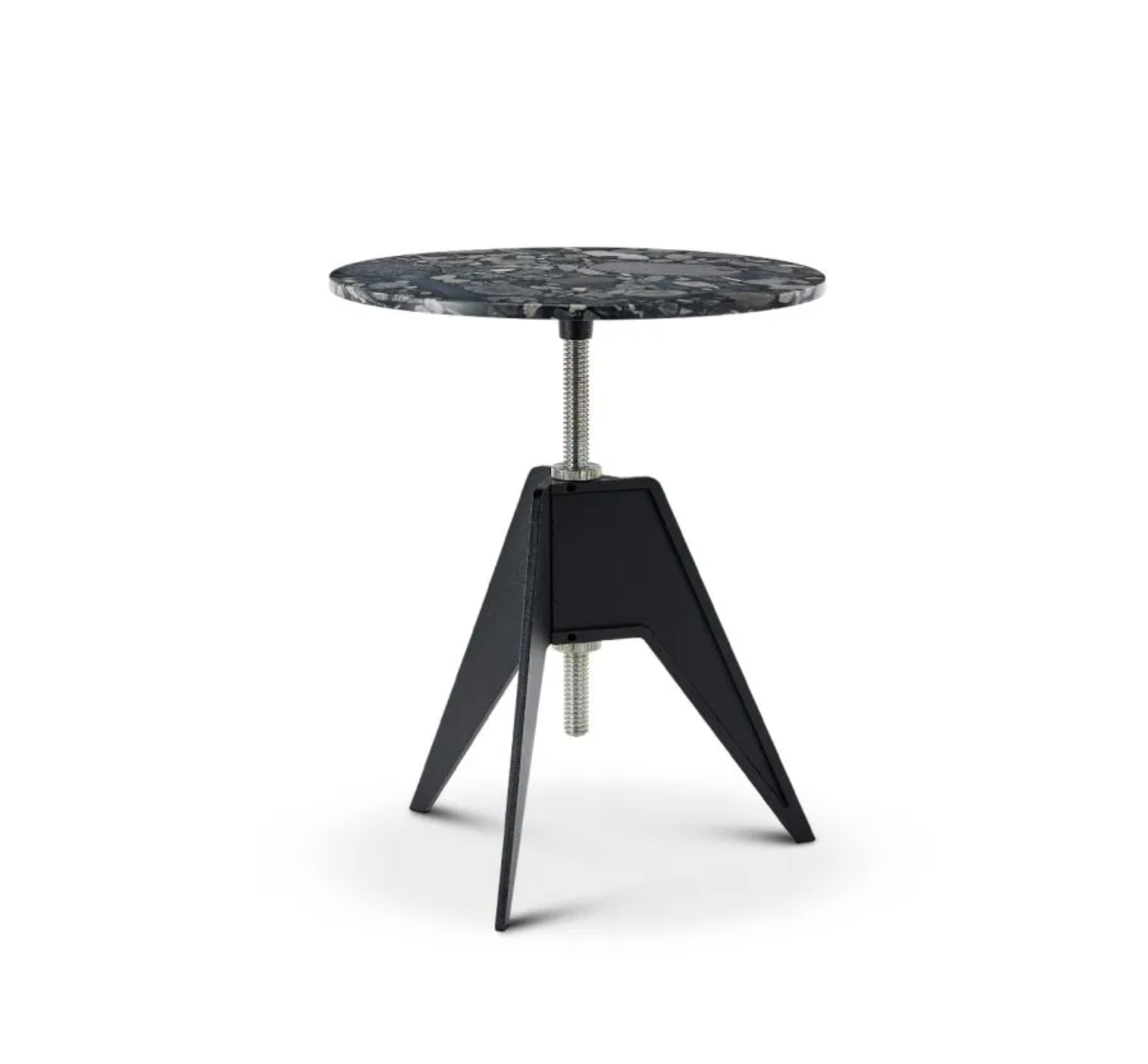 SCREW SIDE TABLE PEBBLE MARBLE TOP 600MM Tom Dixon. – Milk Concept Boutique