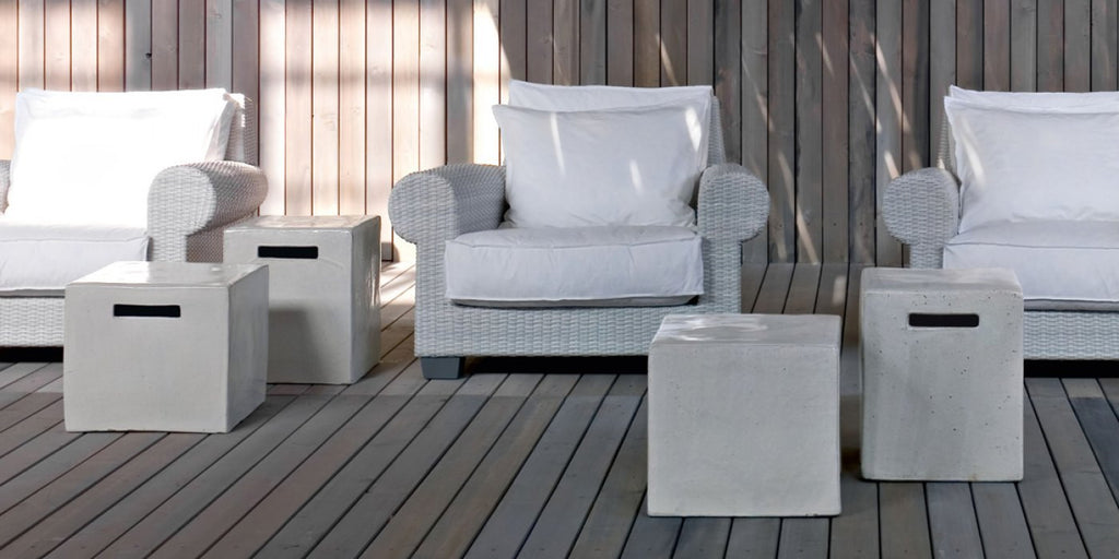 Ceramic stool InOut - STRIPES | Milk Concept Boutique